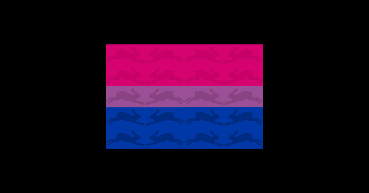 Bi Bunnies Flag - Bisexual Pride - Sticker | TeePublic