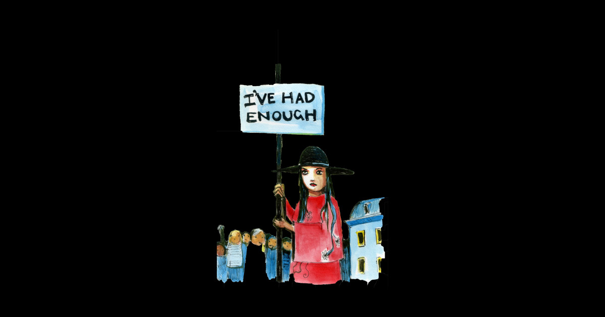 Enough already - Songs Of Protest - Sticker | TeePublic