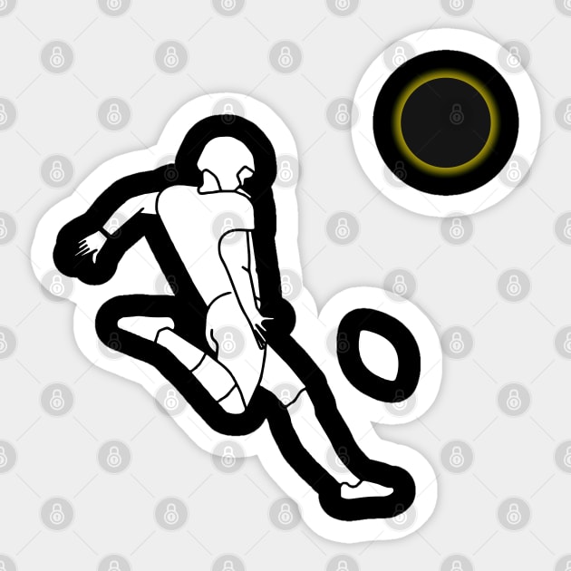 Total solar eclipse. Football player. Field goal. - Total Solar Eclipse ...