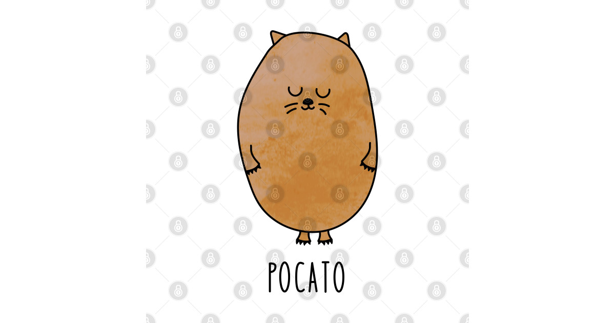 Potato cat - Potato - T-Shirt | TeePublic