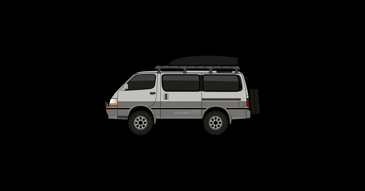 Toyota Hiace 4x4 - Hiace - Sticker | TeePublic