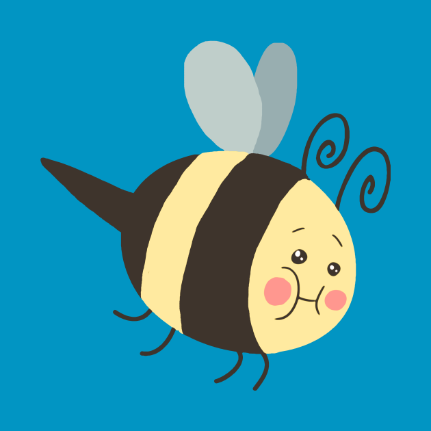 Blushing Bee - Bee - T-Shirt | TeePublic