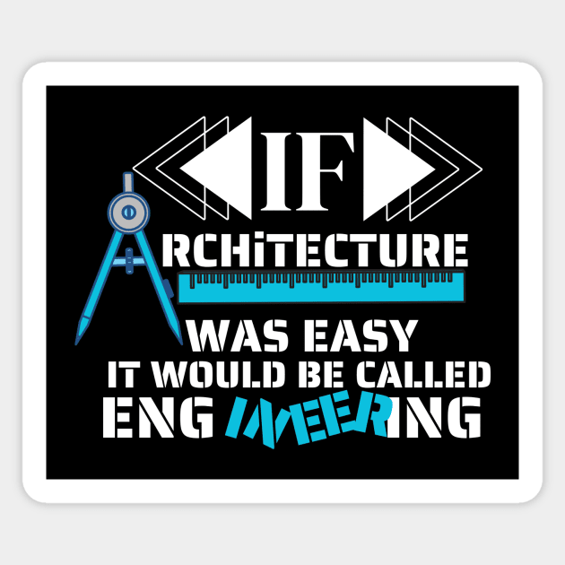 Architecture - Architecture - Sticker | TeePublic