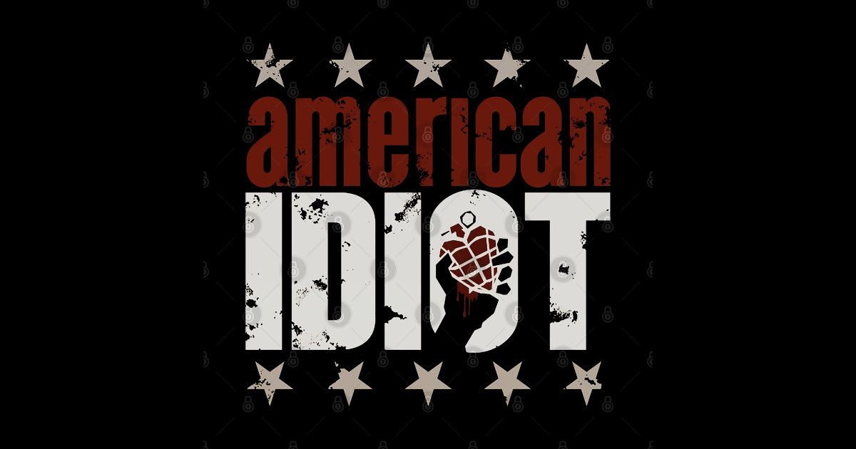 American Idiot - Green Day Band - Sticker | TeePublic