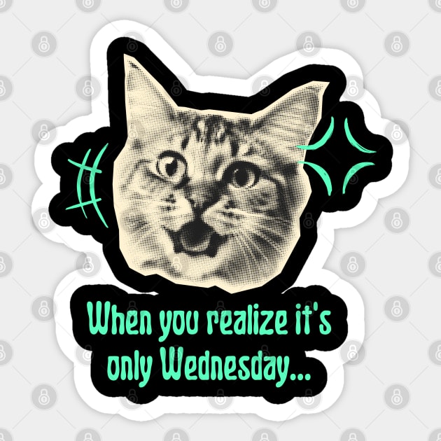angry cat meme - Angry Cat - Sticker | TeePublic