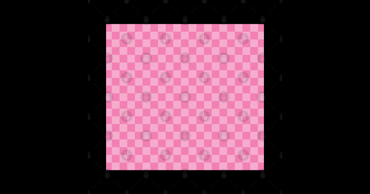 Checkered Monochrome Light Pink Pattern - Pattern - Sticker | TeePublic
