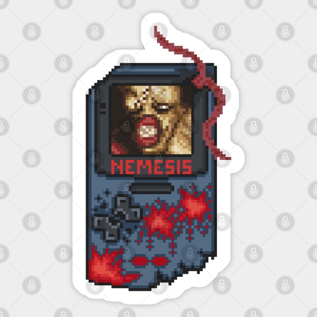 Resident Evil 3 Handheld Pixel Art - Resident Evil - Sticker | TeePublic