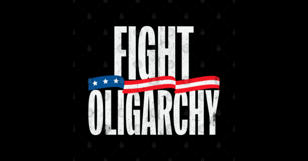 Fight-Oligarchy V.1 - Fight Oligarchy - Sticker | TeePublic