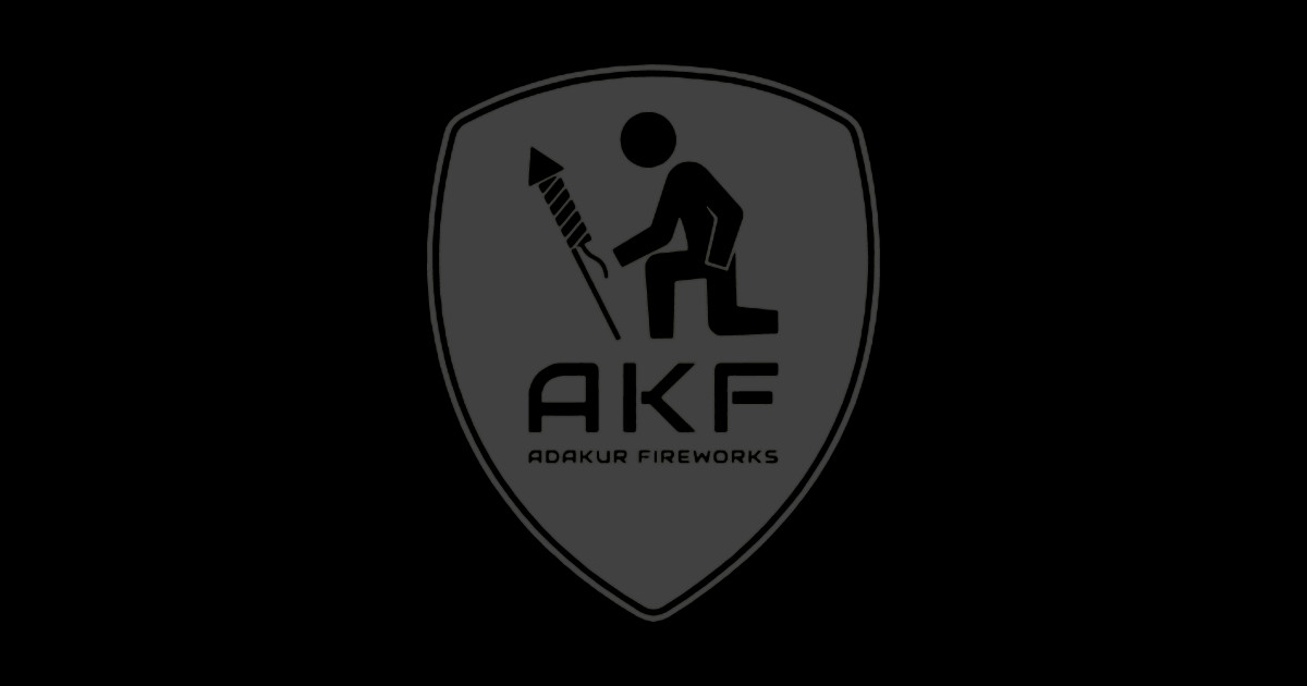 New Logo AKF - Fireworks - Sticker | TeePublic