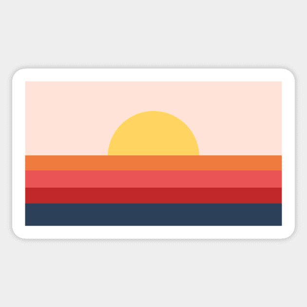 Horizon Lines - Sun - Sticker | TeePublic