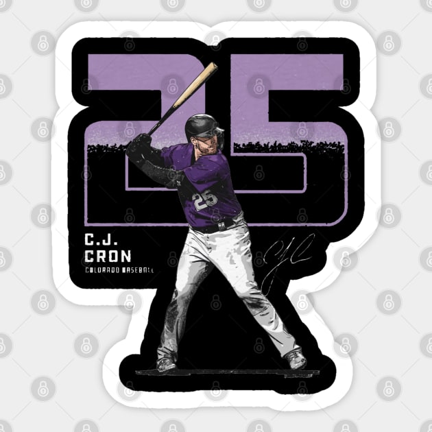 C.J. Cron Colorado Outline - Cj Cron - Sticker | TeePublic