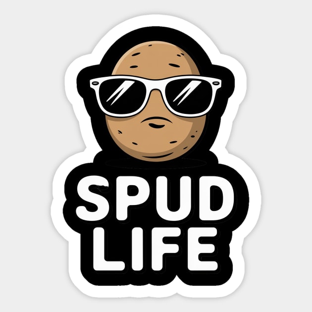 Spud Life Potato Food Humor Vegetable Gift - Spud Life Potato Food ...