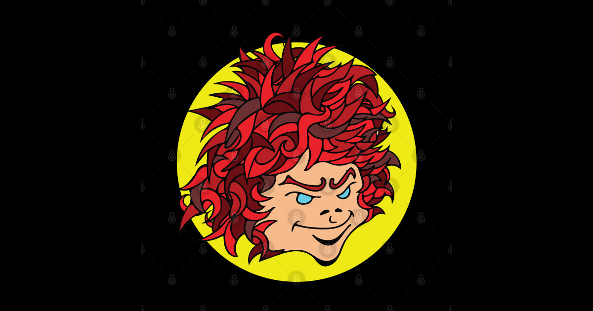Red Headed Cartoon Rascal - Boy - Sticker | TeePublic