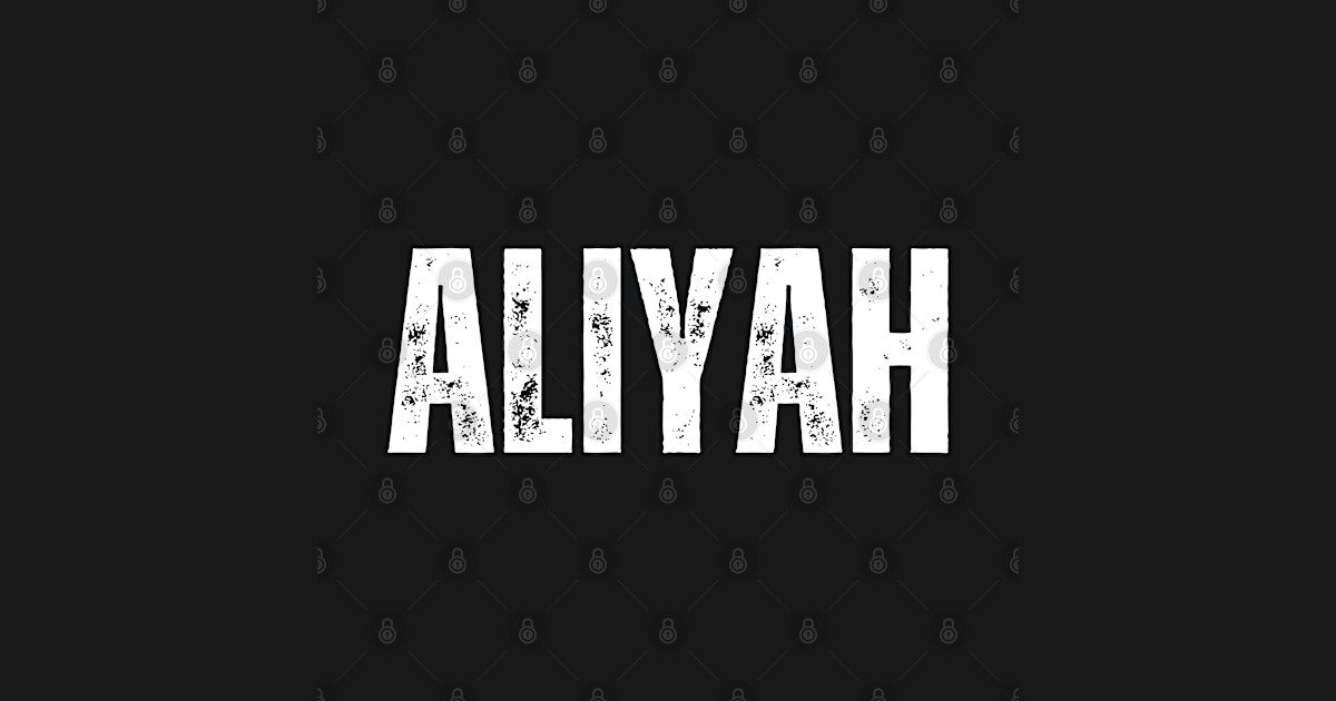 Aliyah Name Gift Birthday Holiday Anniversary - Aliyah - T-Shirt ...