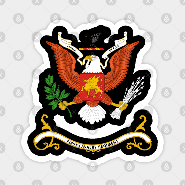 1st Cavalry Regiment - Animo Et Fide wo Background X 300 - 1st Cavalry ...
