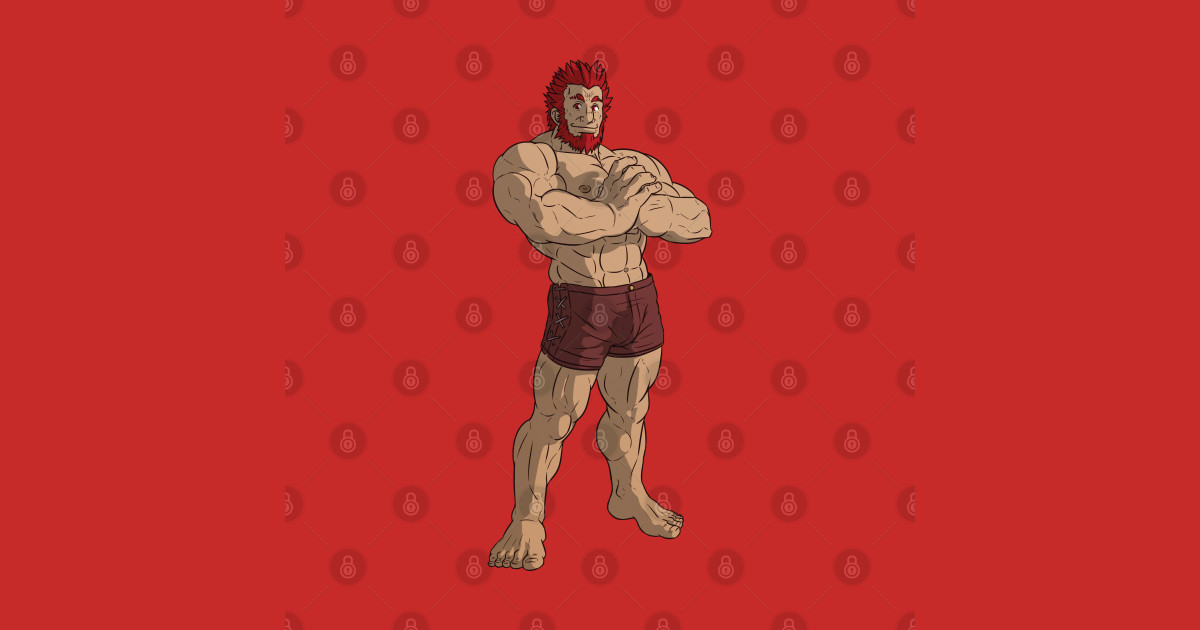 Iskandar, King of Bara - Bear - Sticker | TeePublic