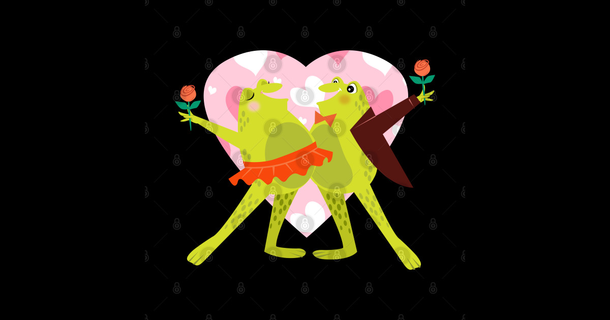 tango frogs - Dancing Frog - Sticker | TeePublic