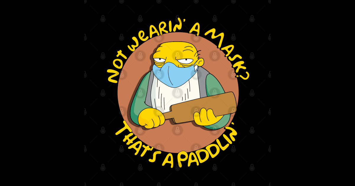 That's a Paddlin' - Simpsons - Sticker | TeePublic