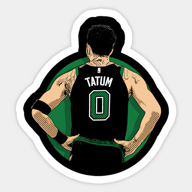 jayson tatum comic style - Jayson Tatum - Sticker | TeePublic