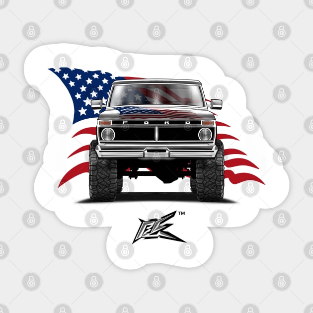 ford f250 obs truck - Ford Truck - Sticker | TeePublic