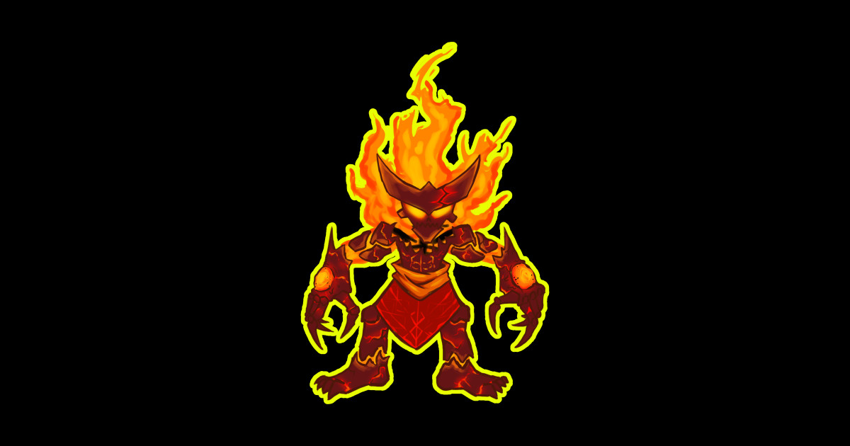 Malus arch demon of wrath art demon - Demon - Sticker | TeePublic