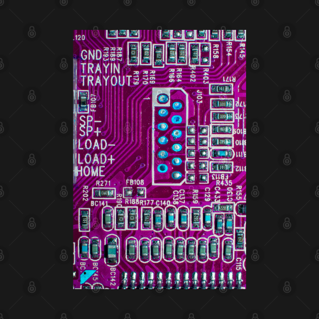 Pink Technology Circuit Board - Circuit Board - T-Shirt | TeePublic