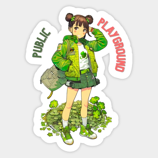 Public Playground - Playground - Sticker | TeePublic