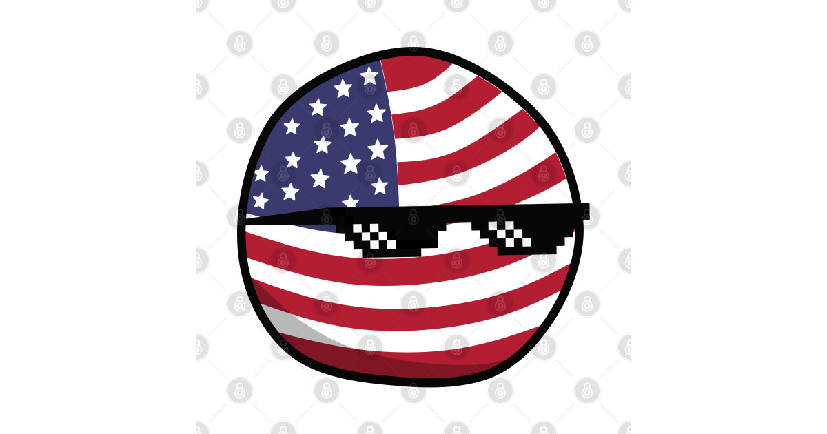 USA Countryballs - Usa Countryballs - T-Shirt | TeePublic