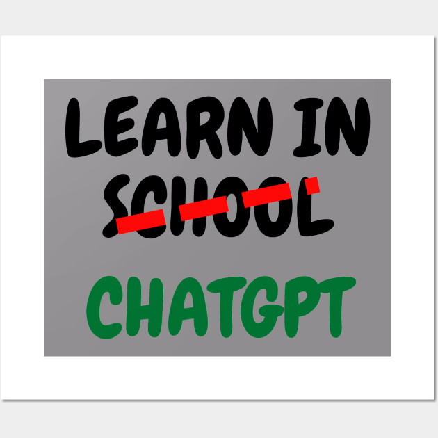 Chatgpt - Chatgpt - Posters and Art Prints | TeePublic