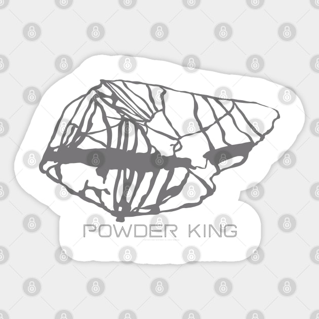 Powder King Resort 3D - Powder King - Sticker | TeePublic
