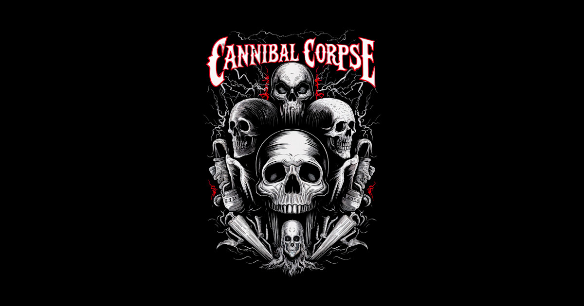 CANNIBAL CORPSE BAND - Cannibal Corpse Band - Sticker | TeePublic