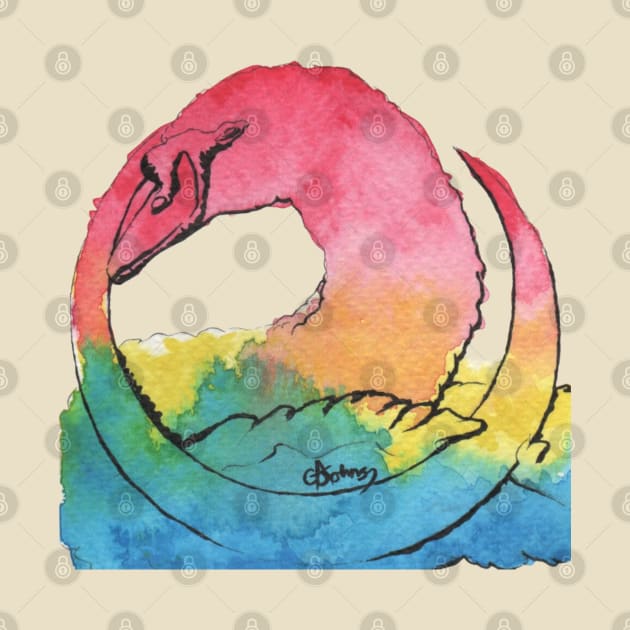 Pansexual Watercolour Swan | Pride Bird - Pansexual Pride - T-Shirt ...