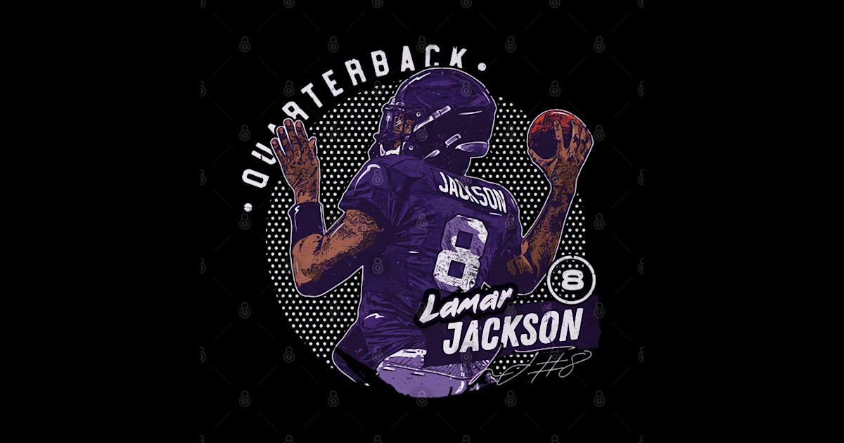Lamar Baltimore Dots - Lamar Jackson - Sticker | TeePublic