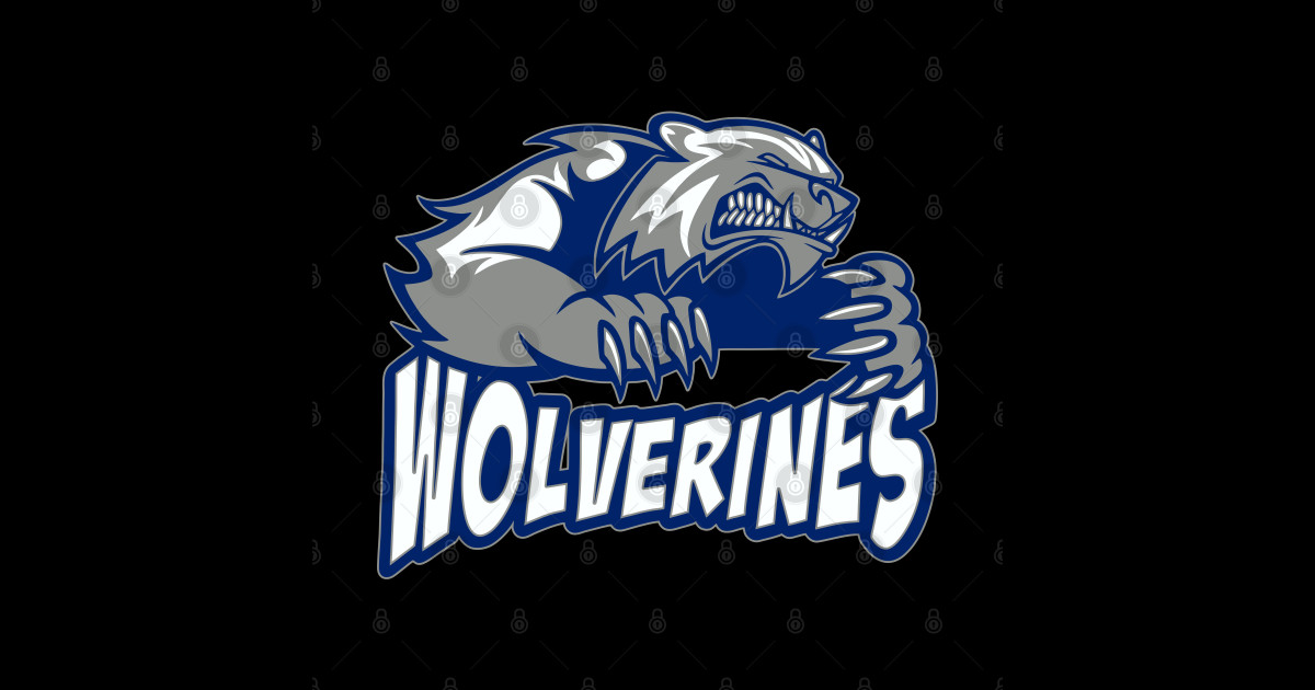 Wolverines Sports Logo - Wolverines - Sticker | TeePublic