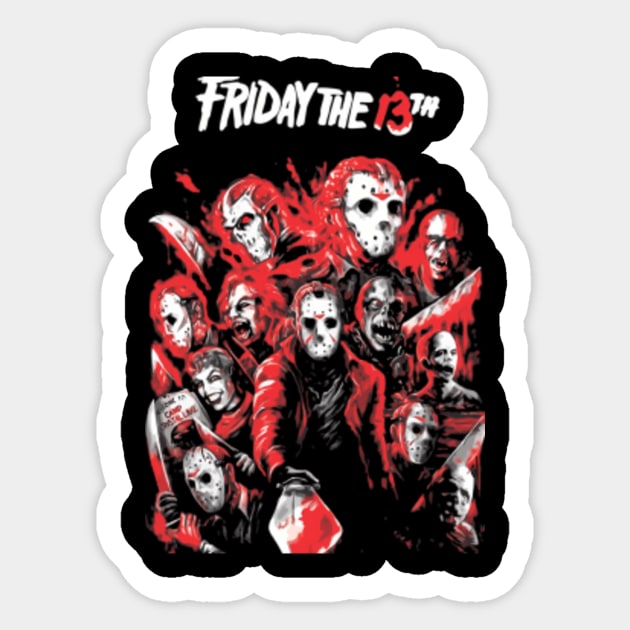 Friday The 13TH - Friday The 13th - Sticker | TeePublic
