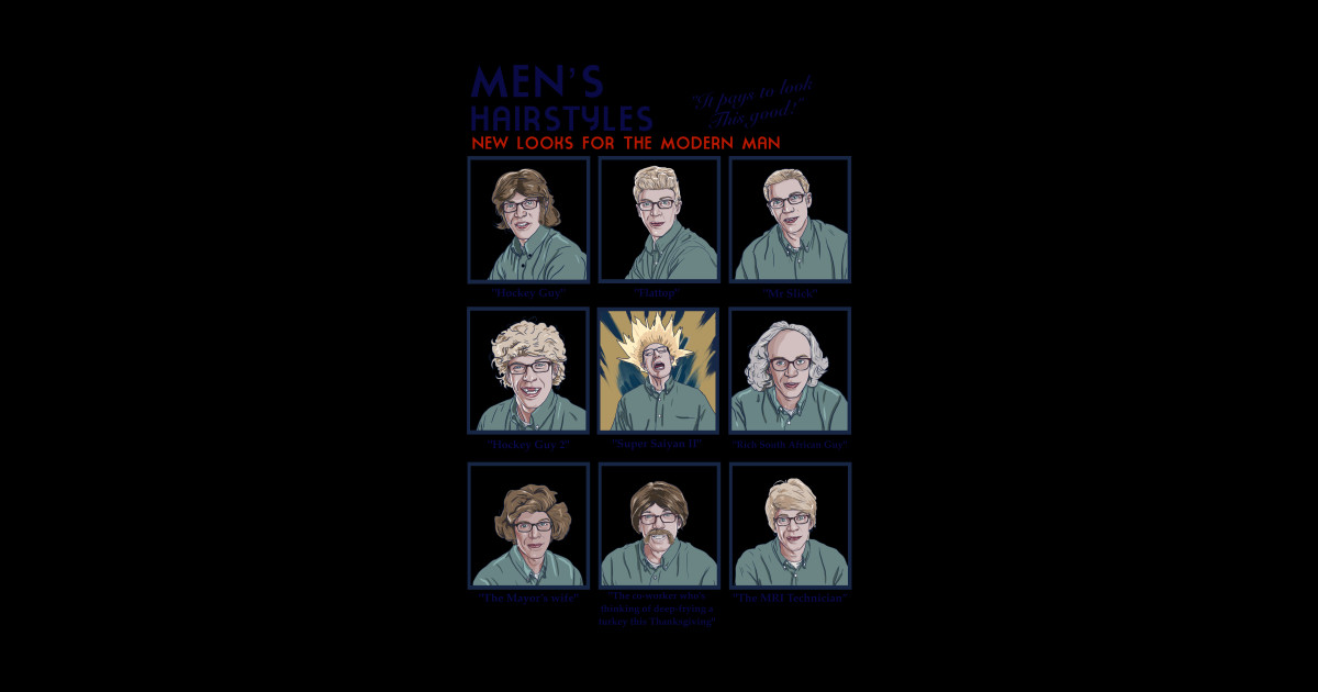 Joe Pera Hairstyles for the modern man - Joe Pera - Posters and Art ...