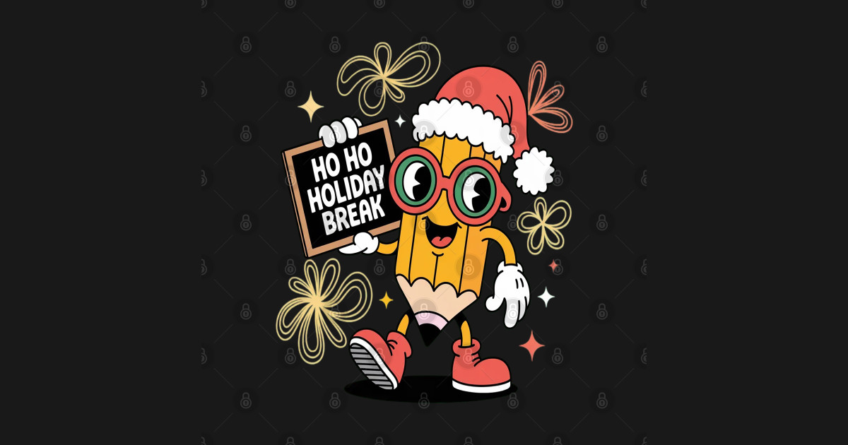 Ho Ho Holiday Break Teacher Christmas - Ho Ho Holiday Break Teacher Christmas - T-Shirt | TeePublic