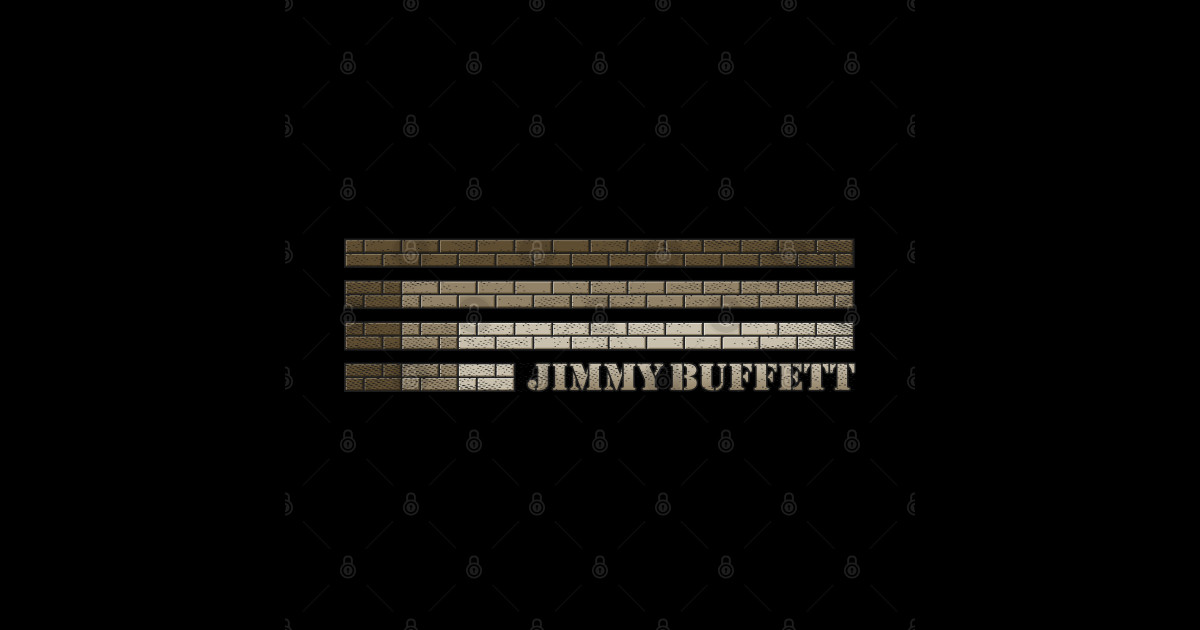 Jimmy Buffett - Stripes - Musician - Sticker | TeePublic