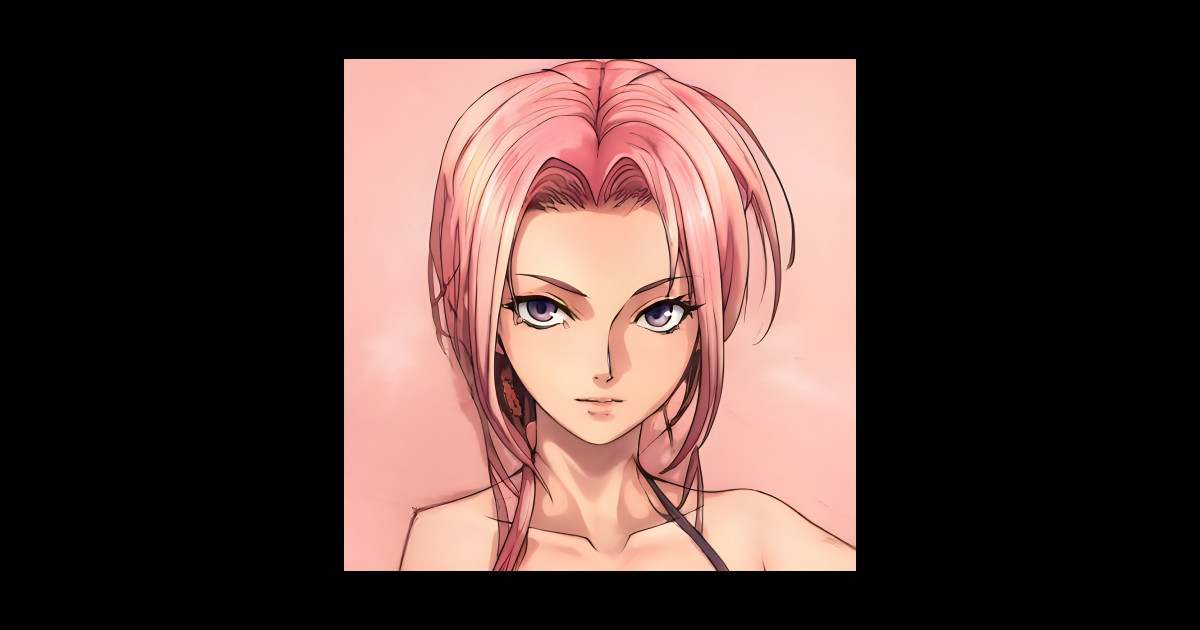 Sexy Pink Hair Anime Girl Sexy Anime Girl Sticker Teepublic