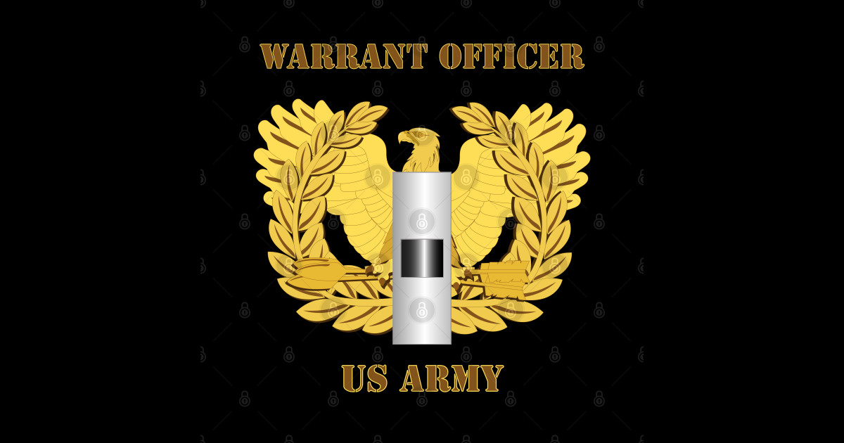 Emblem - Warrant Officer - WO1 - Retired - Sticker | TeePublic