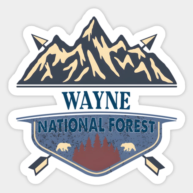 Wayne National forest - Wayne - Sticker | TeePublic