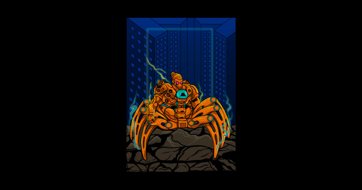 mecha spider - Mecha - Sticker | TeePublic