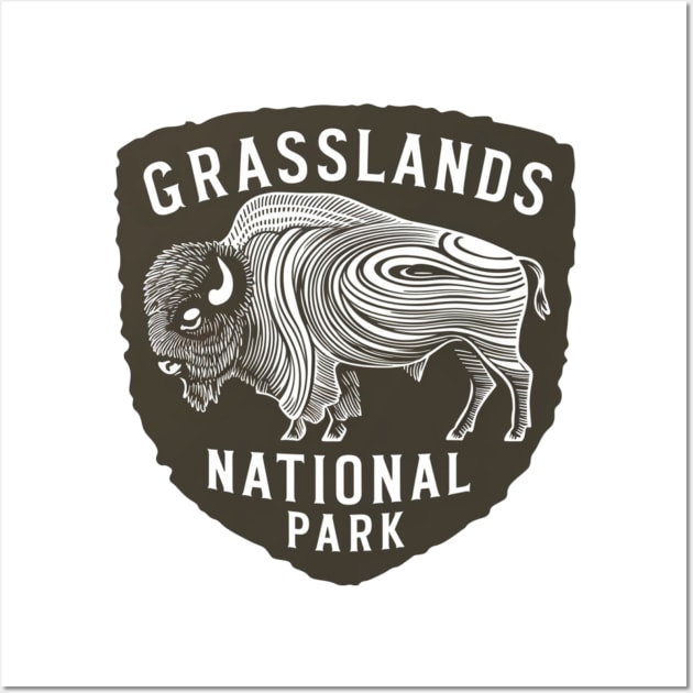 Grasslands National Park Abstract Bison - Grasslands - Posters and Art ...