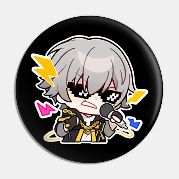 Honkai Star Rail Chibi Caelus - Honkai Star Rail - Pin | TeePublic