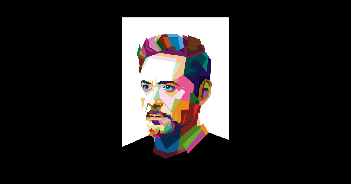 wpap robert downey jr - Wpap Portrait - Posters and Art Prints | TeePublic
