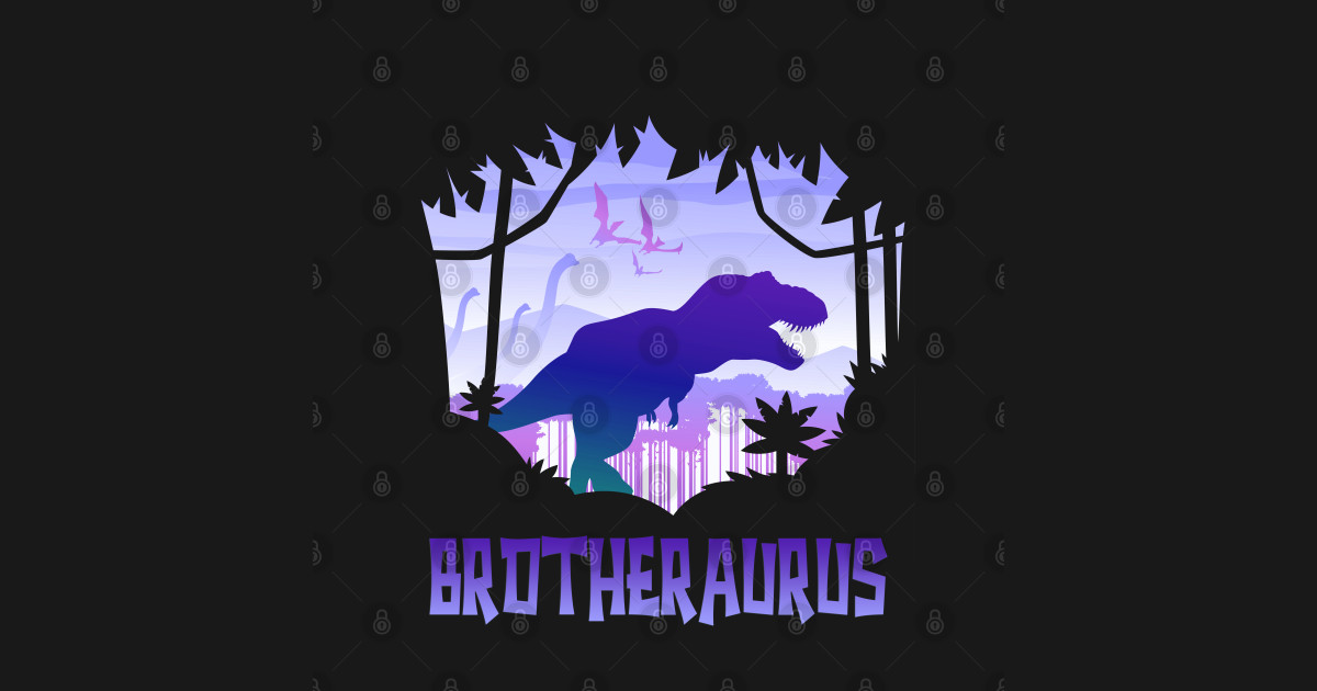 Brothersaurus T-Rex Brother Saurus Matching - Clothing - T-Shirt ...