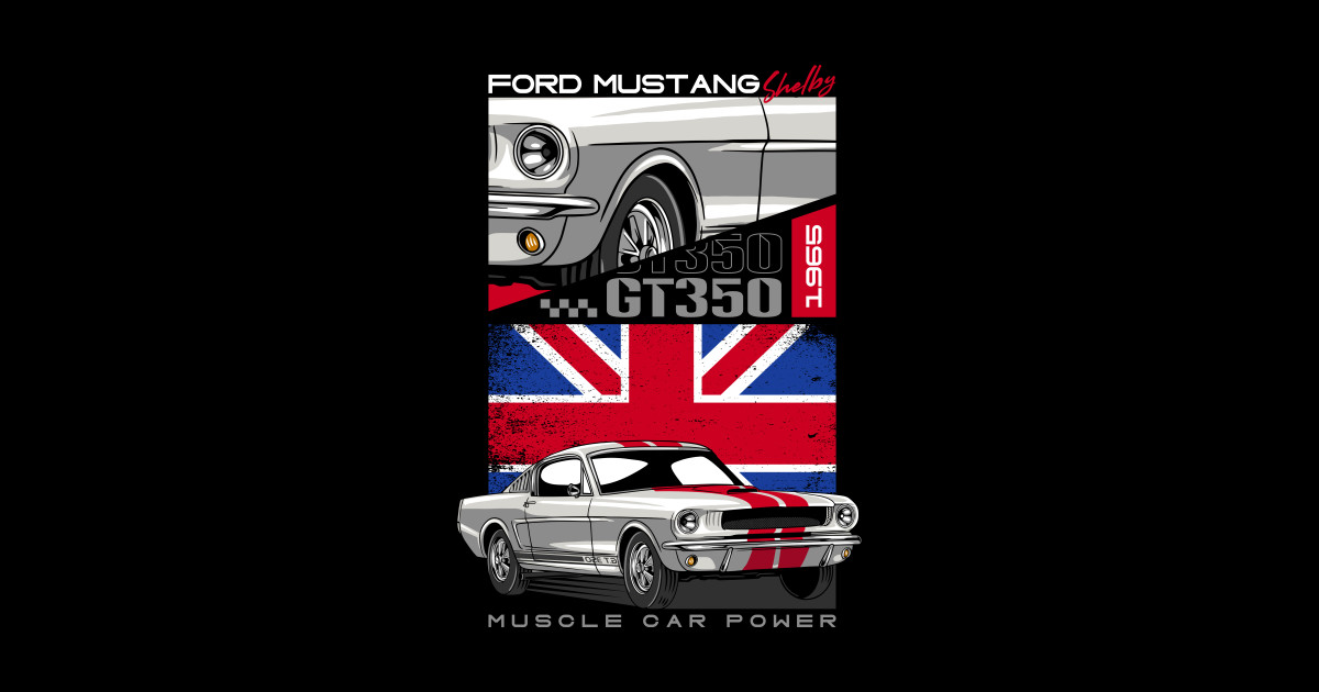 Retro V8 Mustang Car - Retro V8 Mustang Car - Sticker | TeePublic