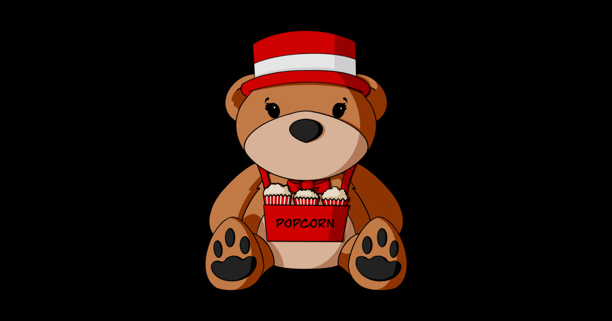 Circus Popcorn Vendor Teddy Bear - Circus - Posters and Art Prints ...