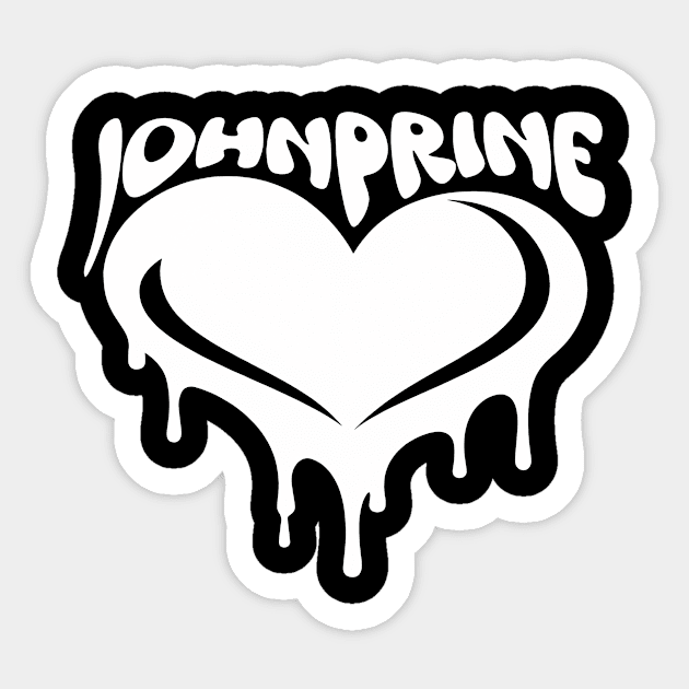 love john prine - John Prine - Sticker | TeePublic