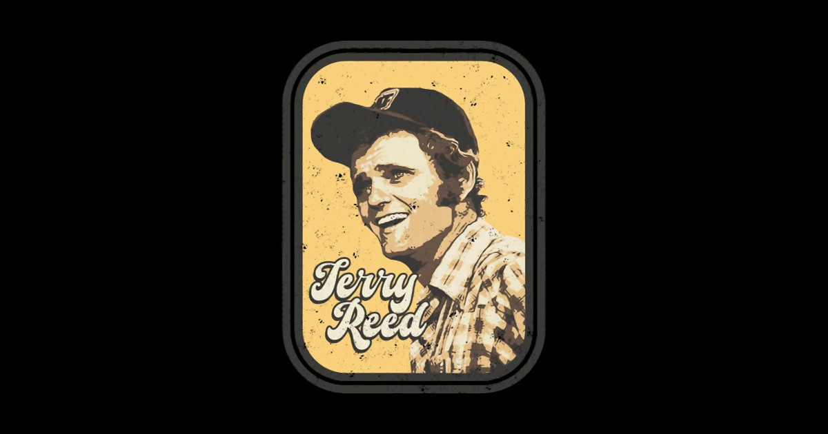 Jerry Reed Retro Style Design - Jerry Reed - Sticker | TeePublic